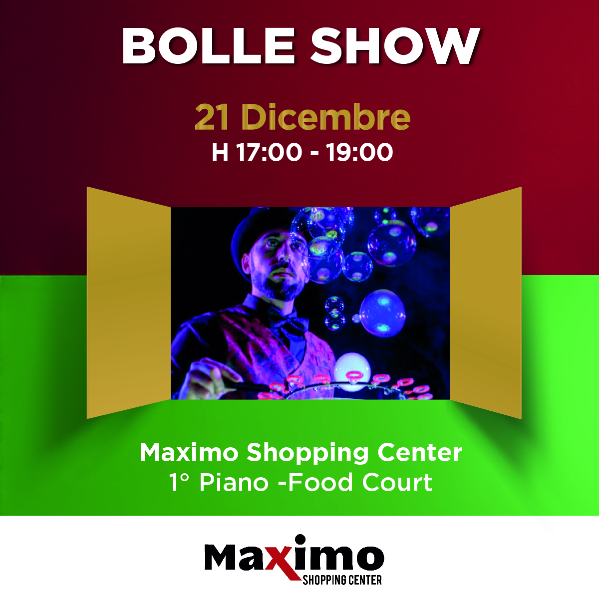 La magia delle bolle ti aspetta al Maximo Shopping Center! - Maximo Shopping